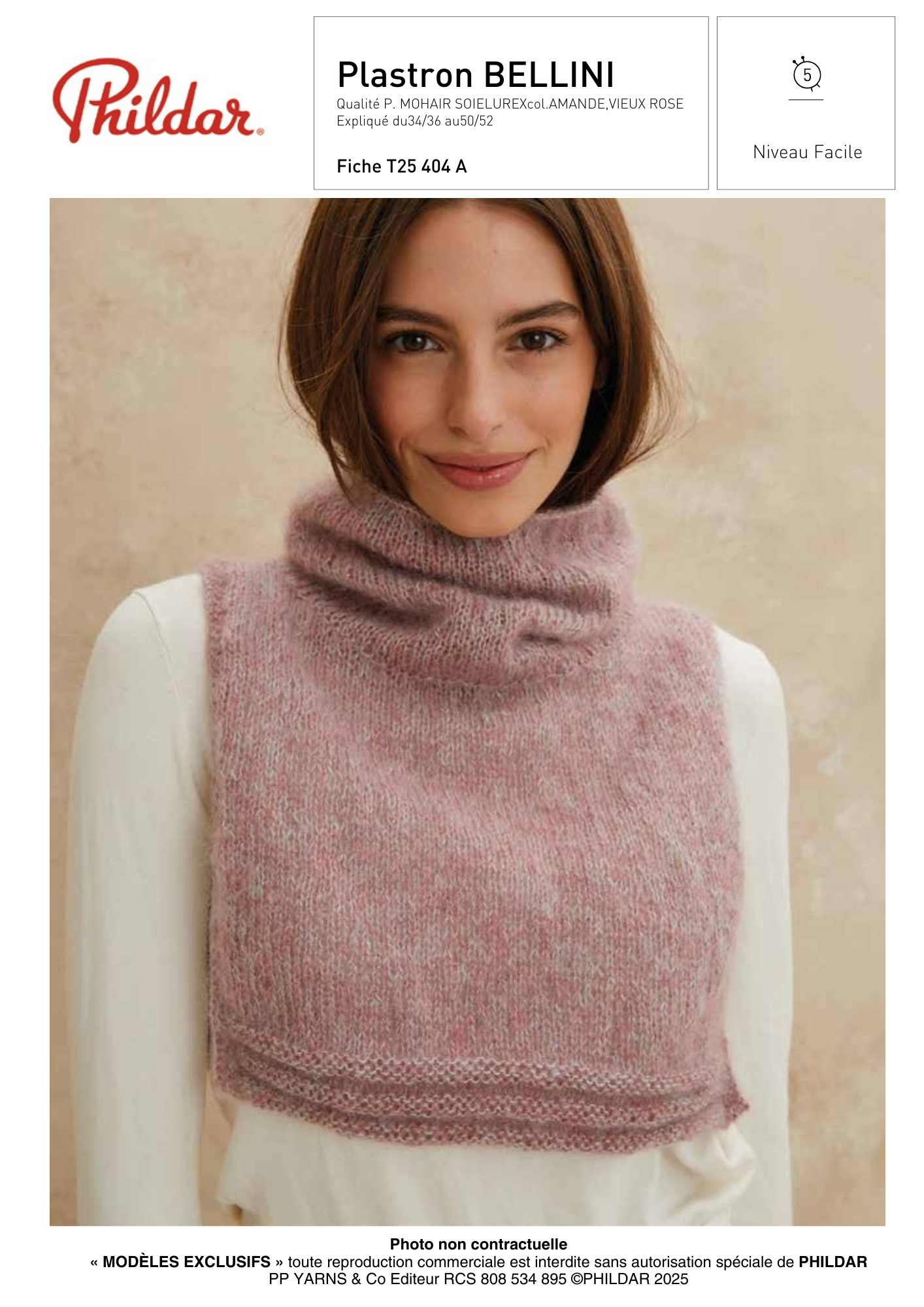 Patron Le Plastron Bellini – Laine Charlesbourg